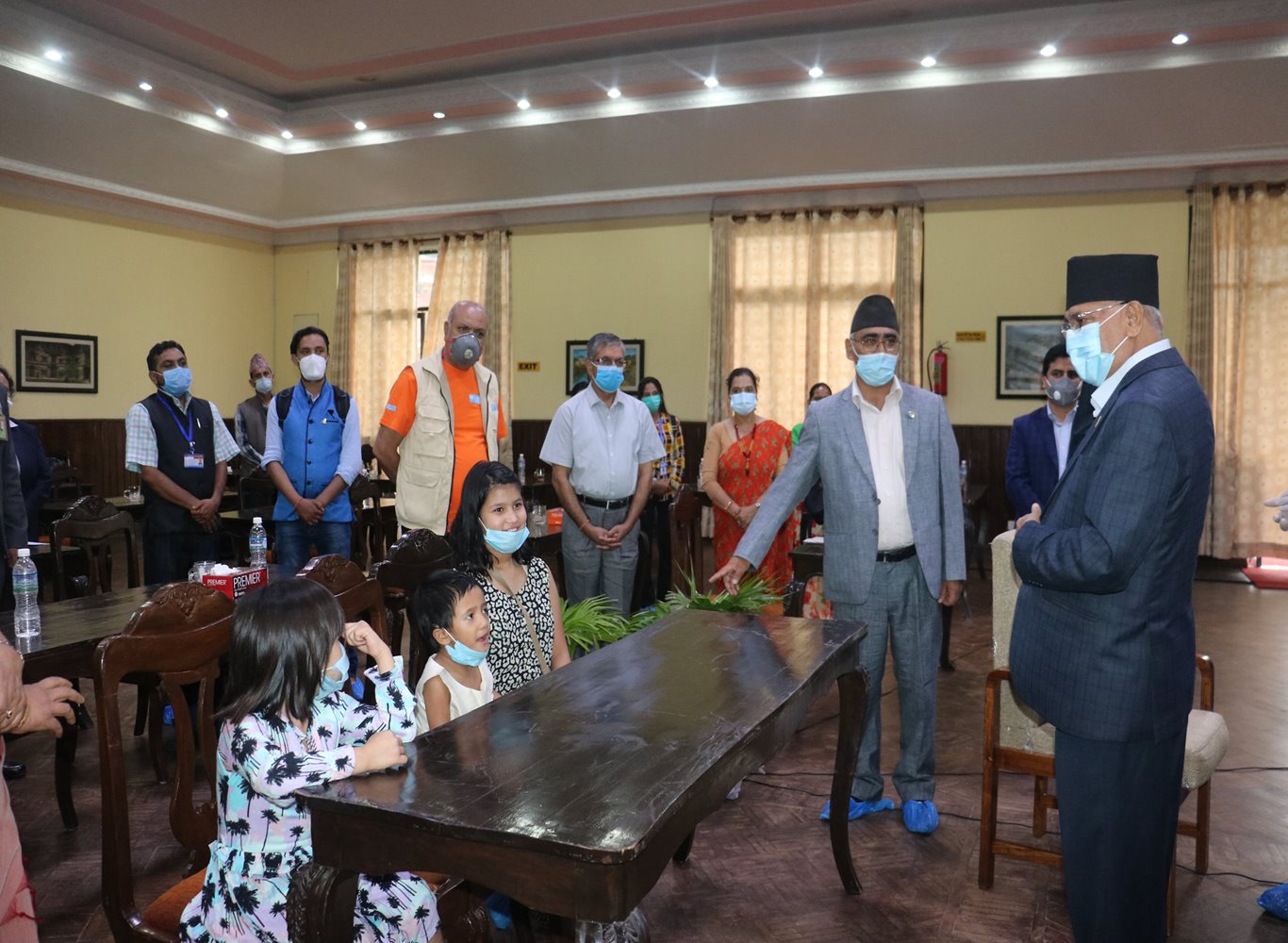 The First Lady of Nepal Handovers Guardianship of three children to SOS ...